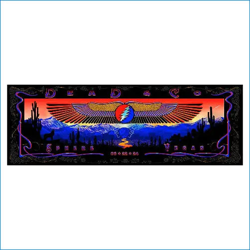 Dead and Company - Las Vegas Sphere Official Poster 6/22/2024 ...