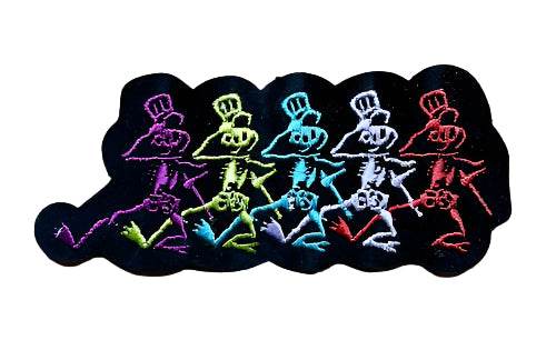 Grateful Dead - 70's Style Dancing Skeletons Iron on Patch ...