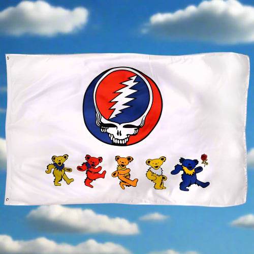 Grateful Dead - Dancing Bears SYF Flag - gratefuldeadshop.com ...