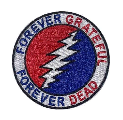 Grateful Dead - Forever Grateful Embroidered Patch - gratefuldeadshop ...
