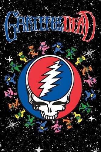 Grateful Dead - Póster de la galaxia de los osos danzantes ...