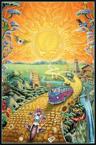 Grateful Dead - Golden Road Poster - gratefuldeadshop.com ...