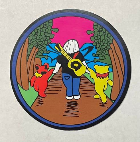 Grateful Dead - Jerry Walking with Bears Sticker - gratefuldeadshop.com ...