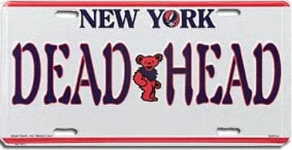Grateful Dead - New York Deadhead License Plate - gratefuldeadshop.com ...