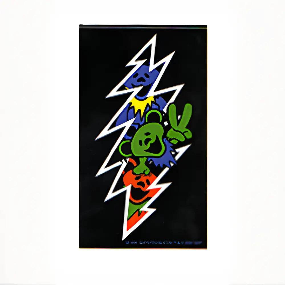 Grateful Dead - Peace Bear Bolt Sticker - gratefuldeadshop.com ...