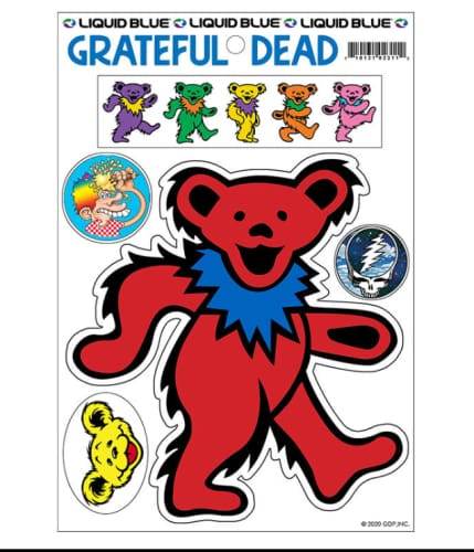 Grateful Dead - Pegatina del oso bailarín rojo - GratefulDeadShop.com ...
