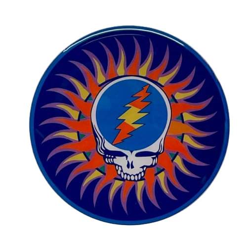 Grateful Dead - Steal your Face Sun Metal Sticker - gratefuldeadshop ...