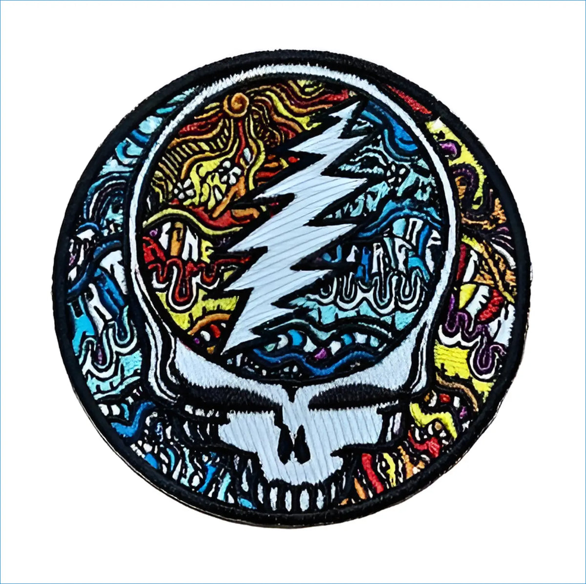 Colorful Grateful Dead Steal Water Syf Embroidered Patch