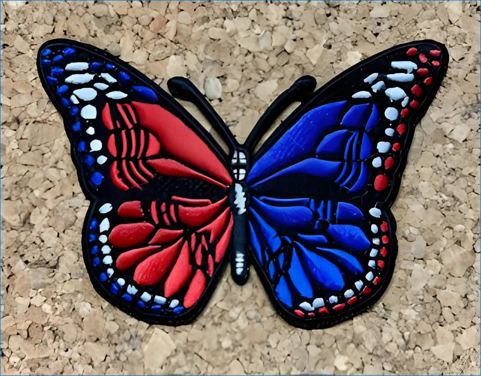 Grateful Dead Syf Butterfly Embroidered Face Patch