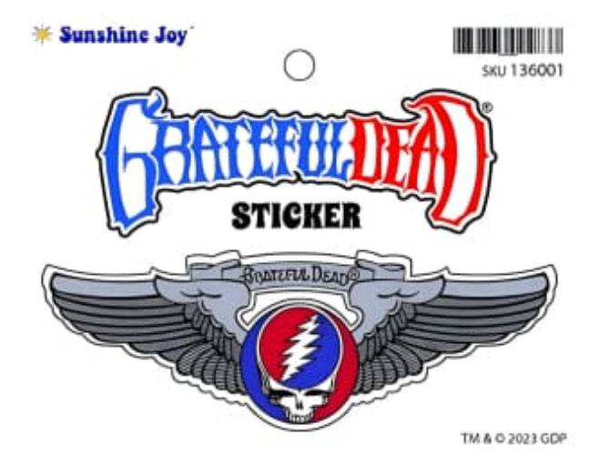 Grateful-dead - Syf Rockwings Sticker - gratefuldeadshop.com ...