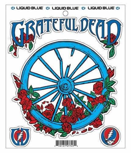 Grateful Dead - the Wheel Multi Sticker Sheet - gratefuldeadshop.com ...