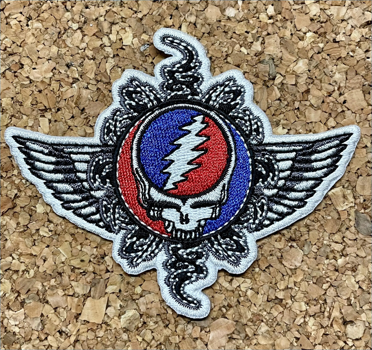Grateful Dead Winged Syf Embroidered Patch Merchandise
